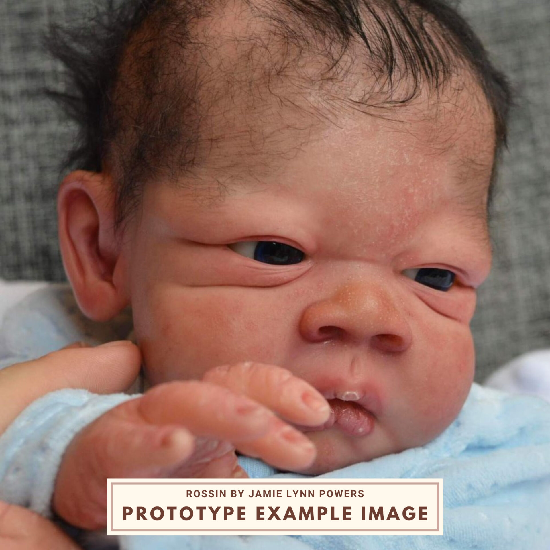 Custom order Rossin by Jamie Lynn Powers reborn baby - Neverlan Reborn